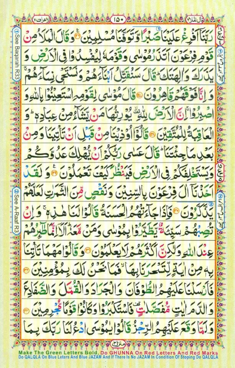 Surah Al Araf {The Height} - Quran and Surahs