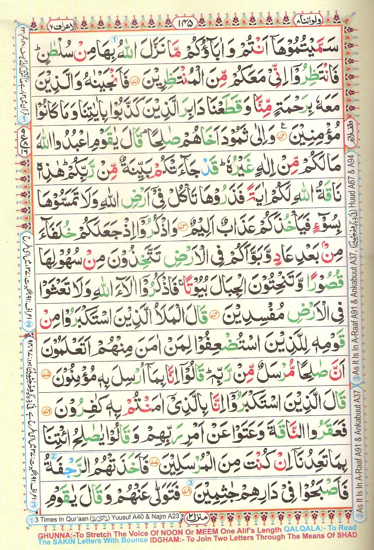 Surah Al Araf {The Height} - Quran and Surahs