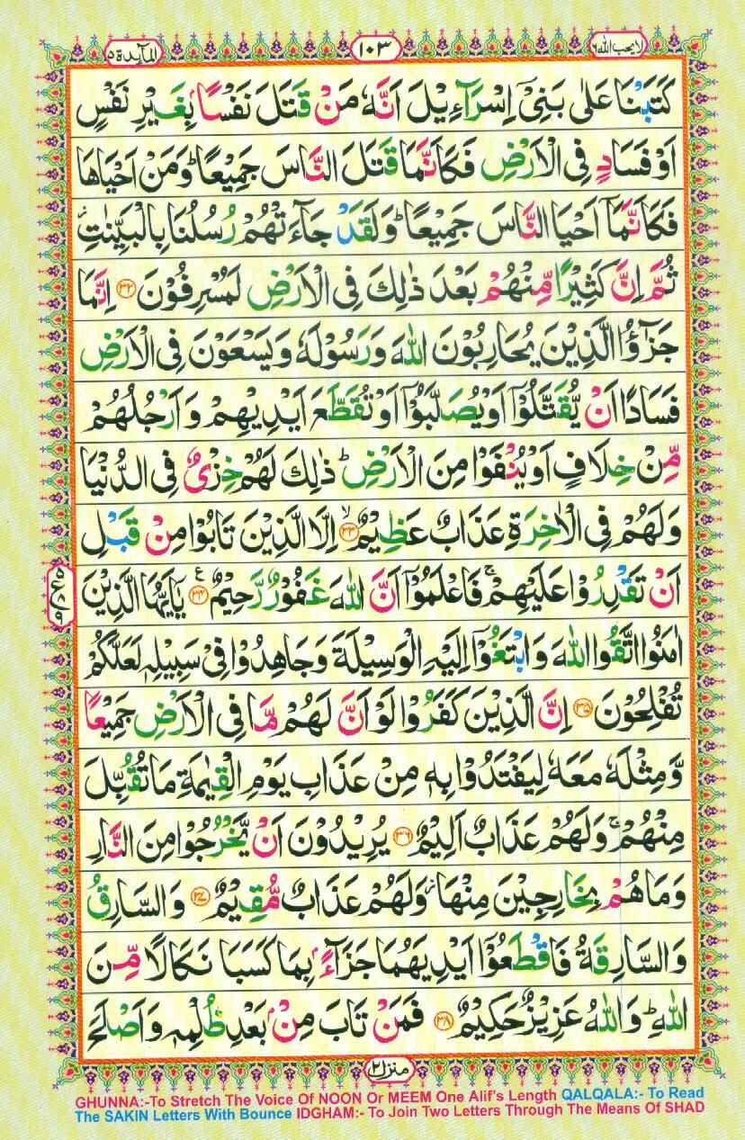Surah Al Maidah - Quran and Surahs