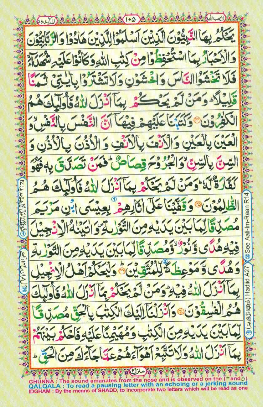 Surah Al Maidah - Quran and Surahs