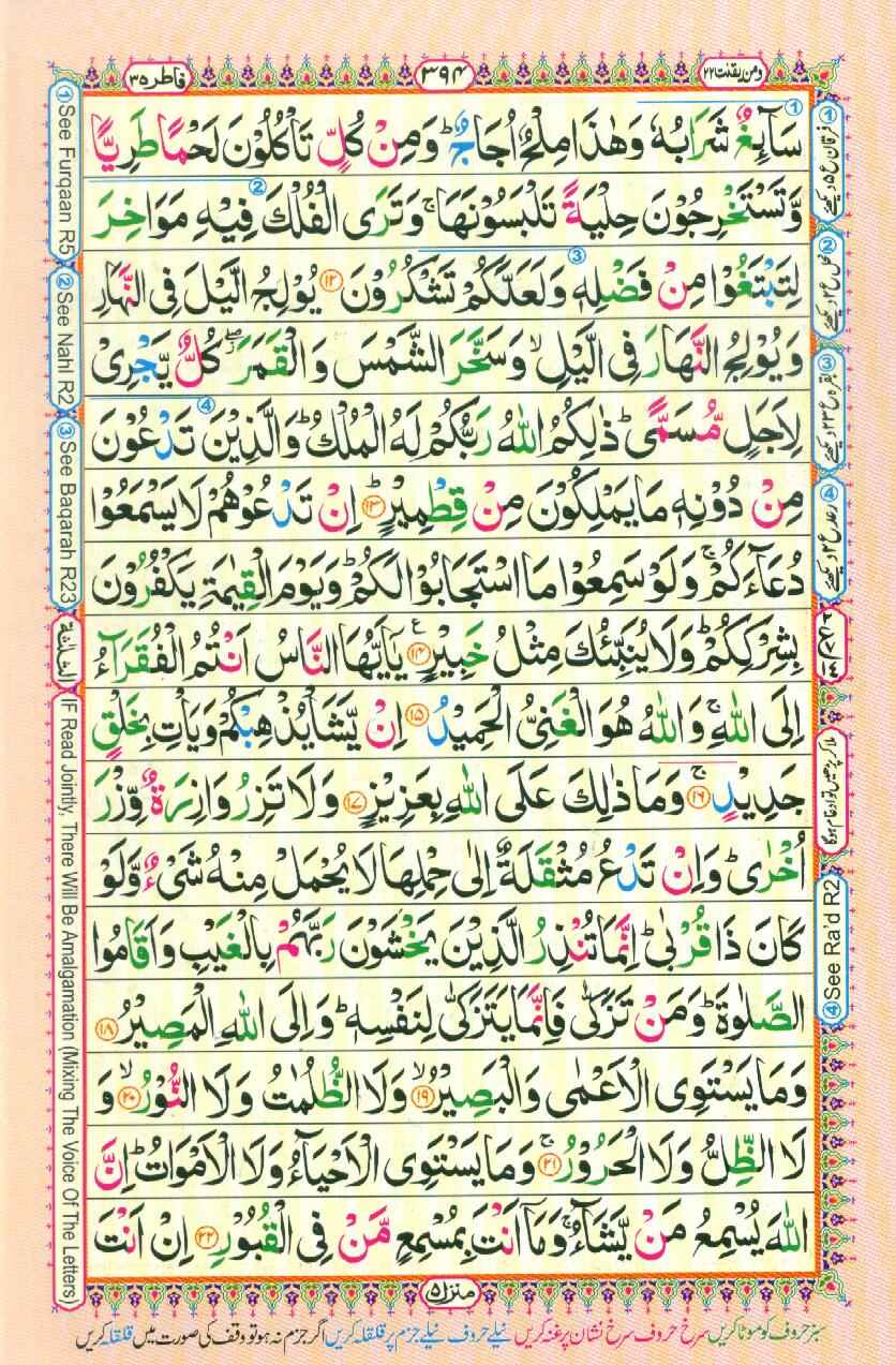 Surah Fatir {The Originator} Download PDF & Audio - Quran and Surahs