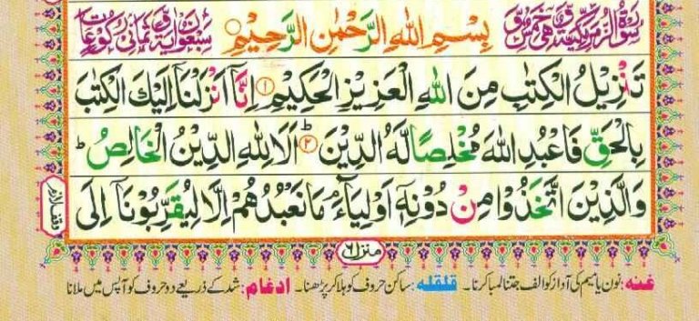 Surah Az Zumar {The Throngs} Download PDF & Audio - Quran and Surahs