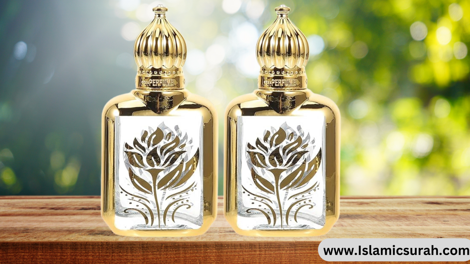 Gold oil Essential Muslim perfume. The beacon of Islamic identity